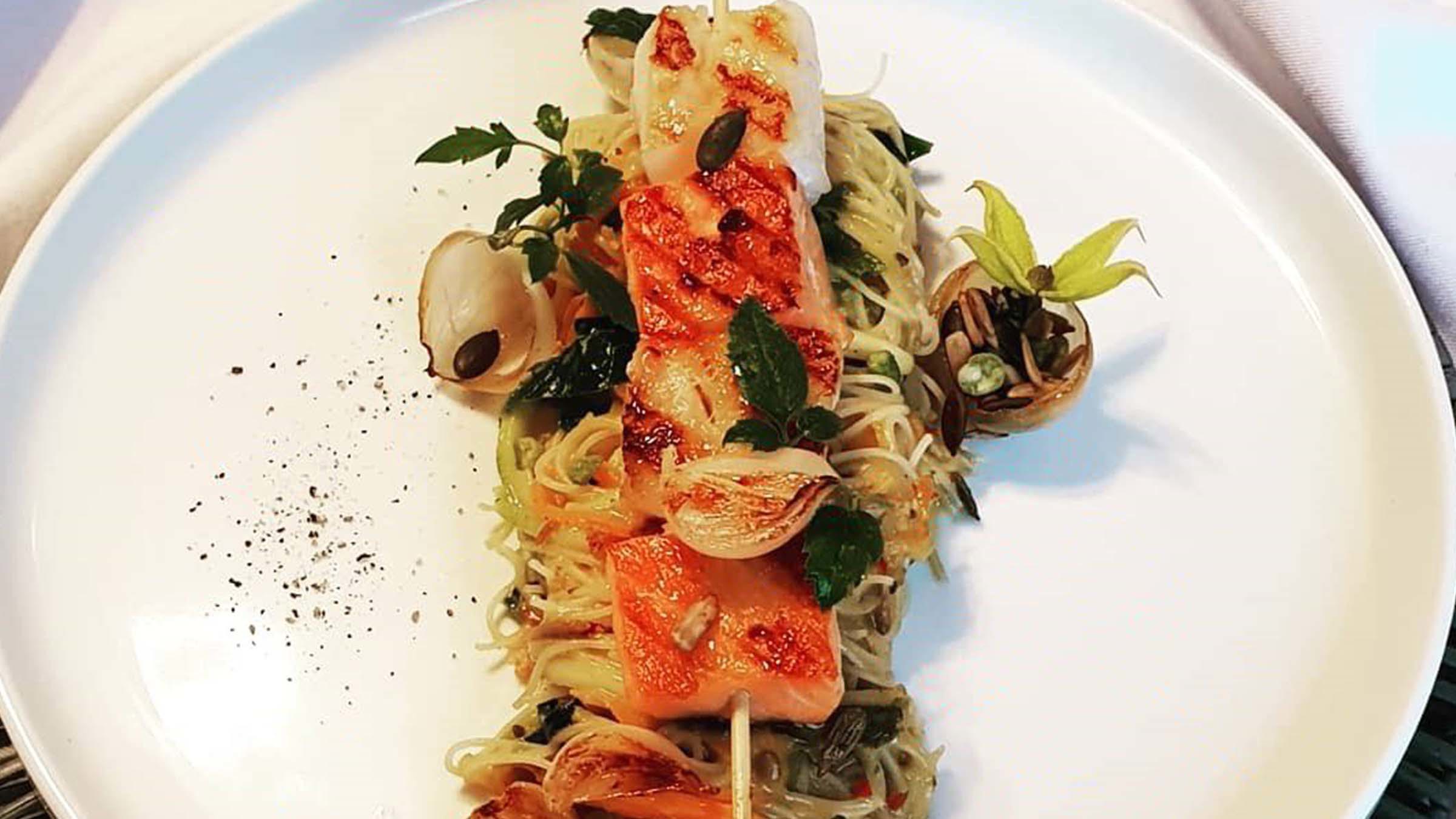 Chef Watch | Smoked salmon, cod skewers and Thai noodles | Features ...