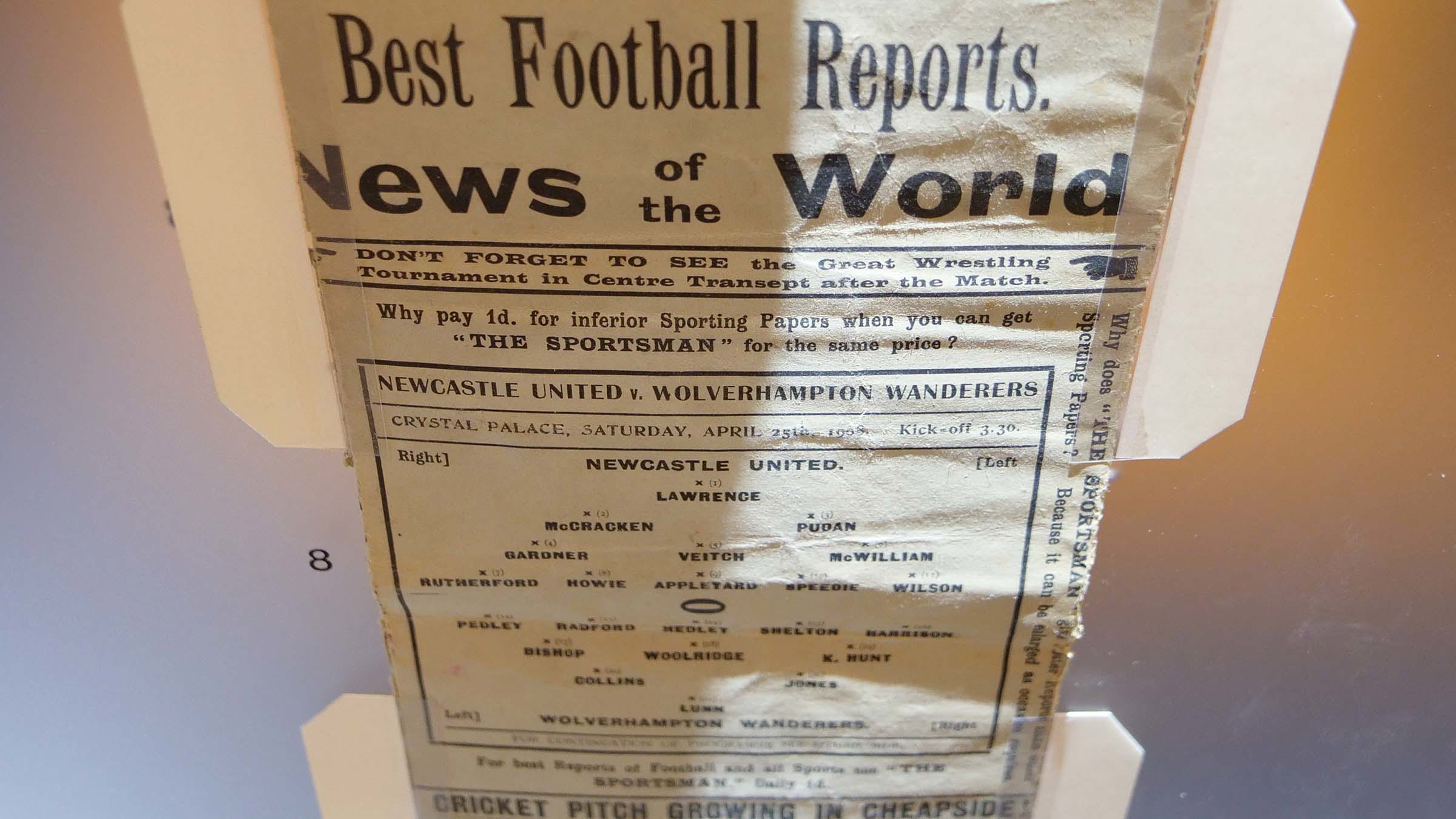 Inside The Museum | 1908 FA Cup Final Programme | Features | News ...
