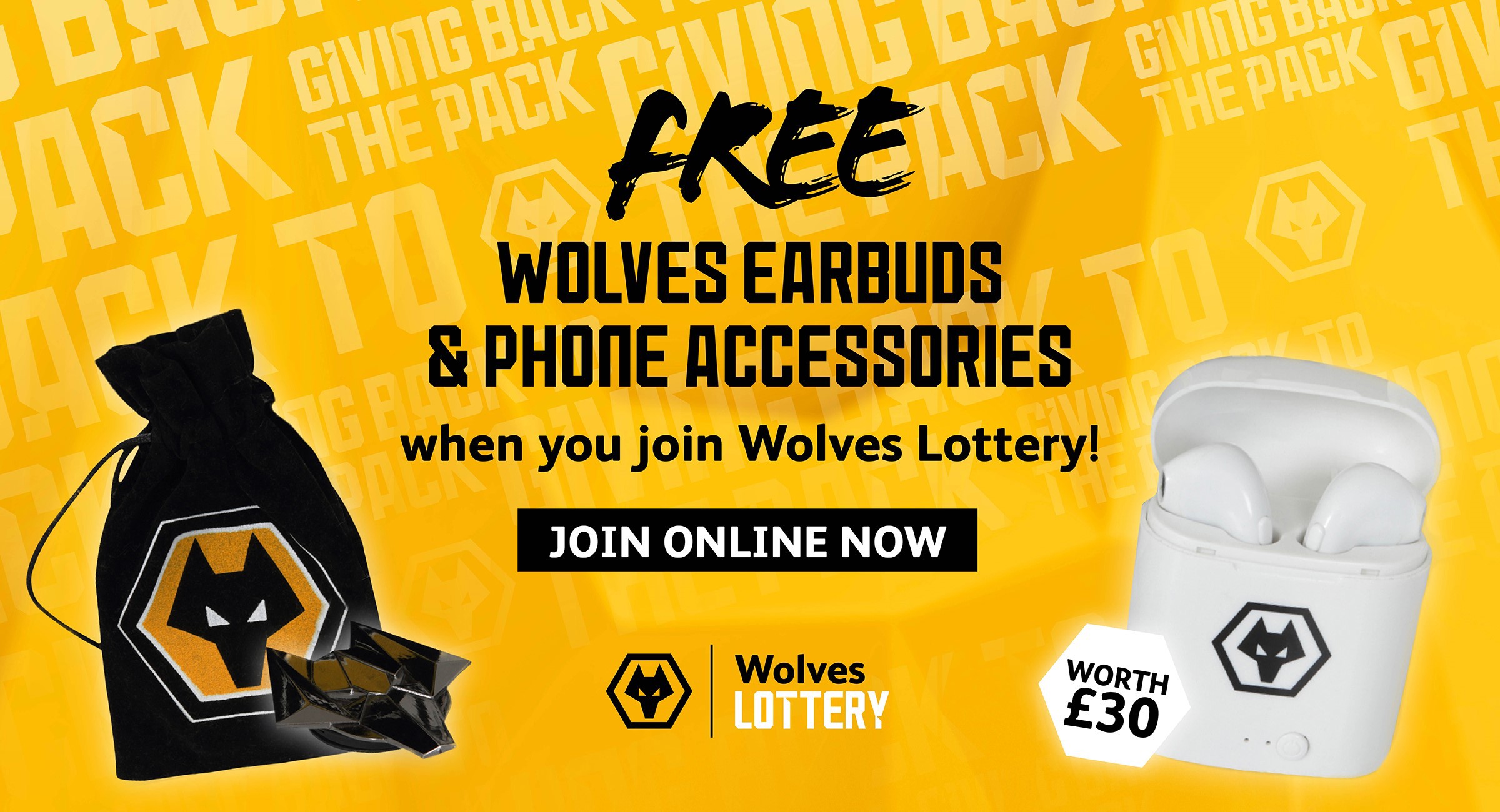 Claim free gifts when signing up to Wolves Lottery | Club | News ...