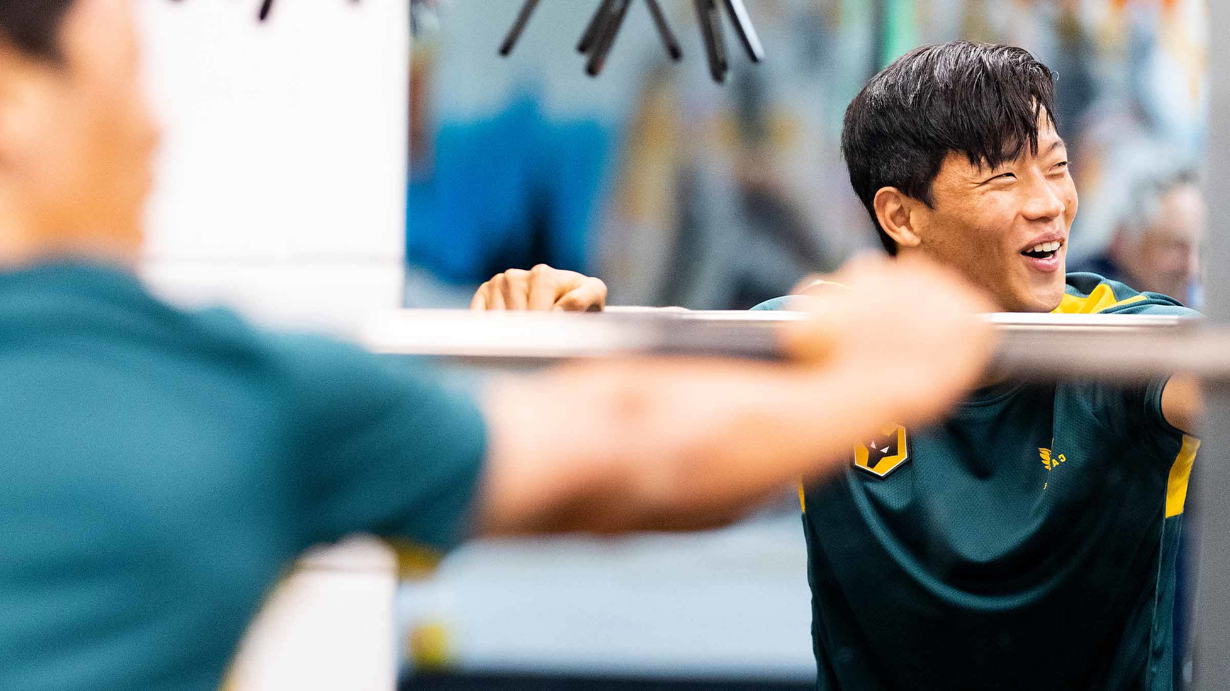 Gallery | Hwang's first day at Wolves | Men's First-Team | News ...