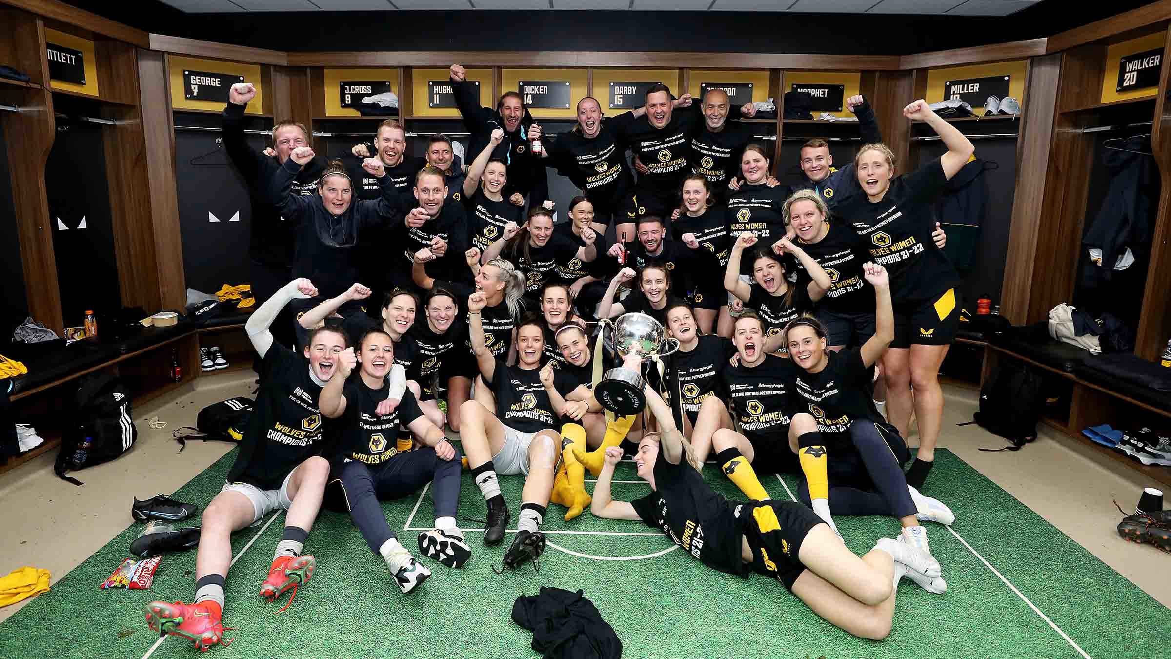 Gallery | Wolves Women celebrate title win at Molineux | Women's First ...
