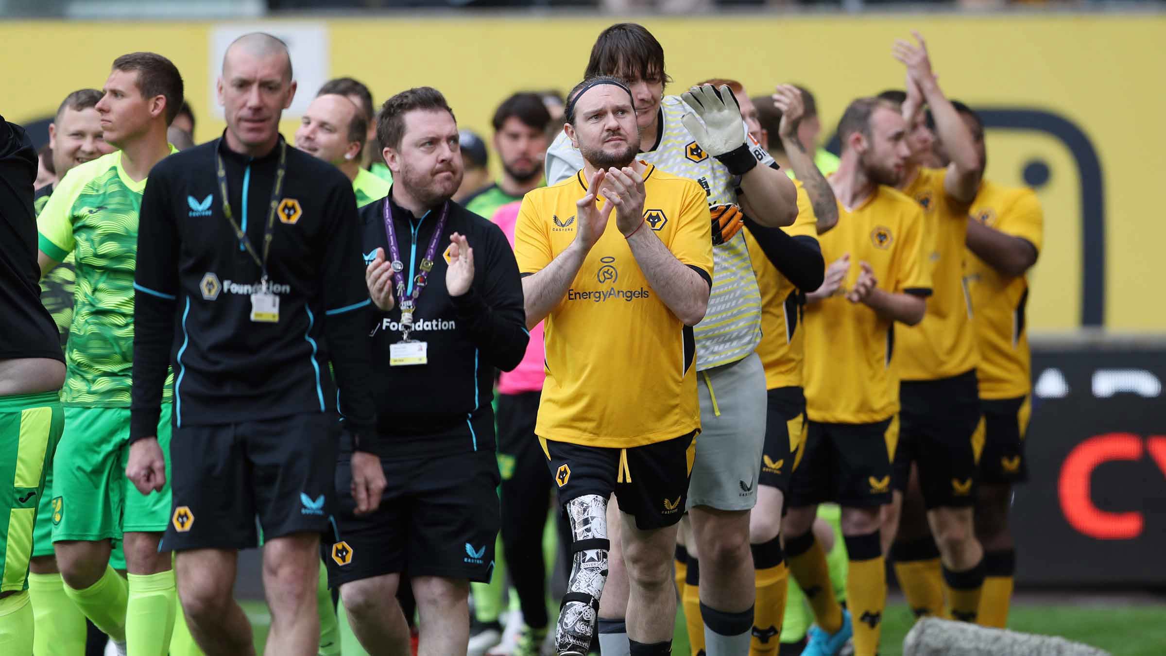 Wolves Disability skipper Daz on a special afternoon at Molineux ...