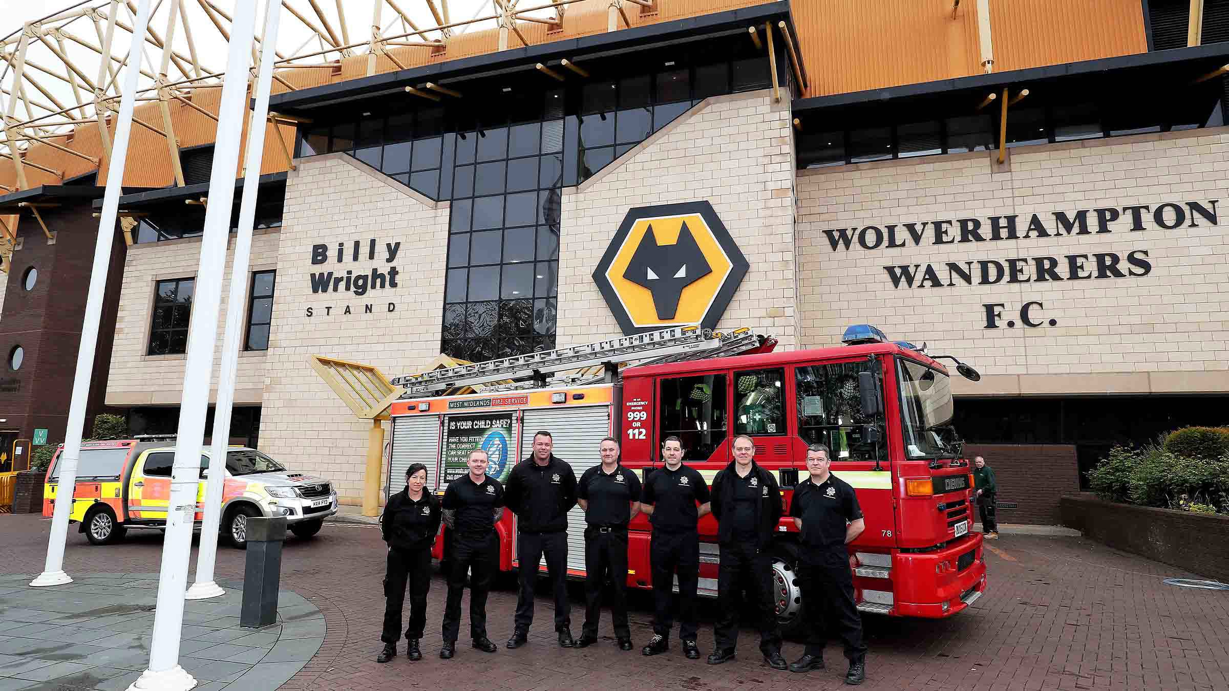 Wolves join forces with West Midlands Fire Service | Club | News ...