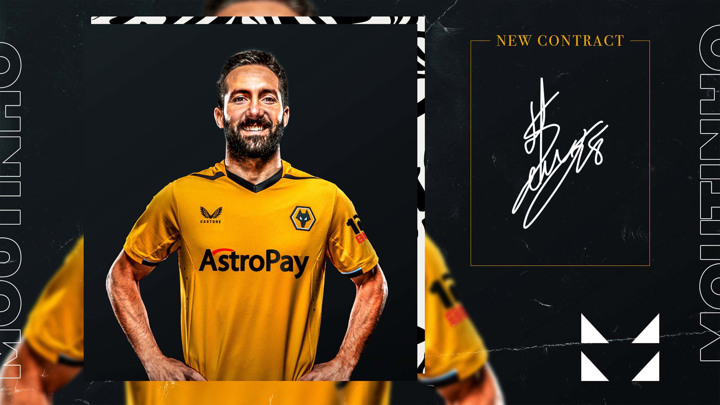 Moutinho signs new Wolves contract | Men's First-Team | News ...