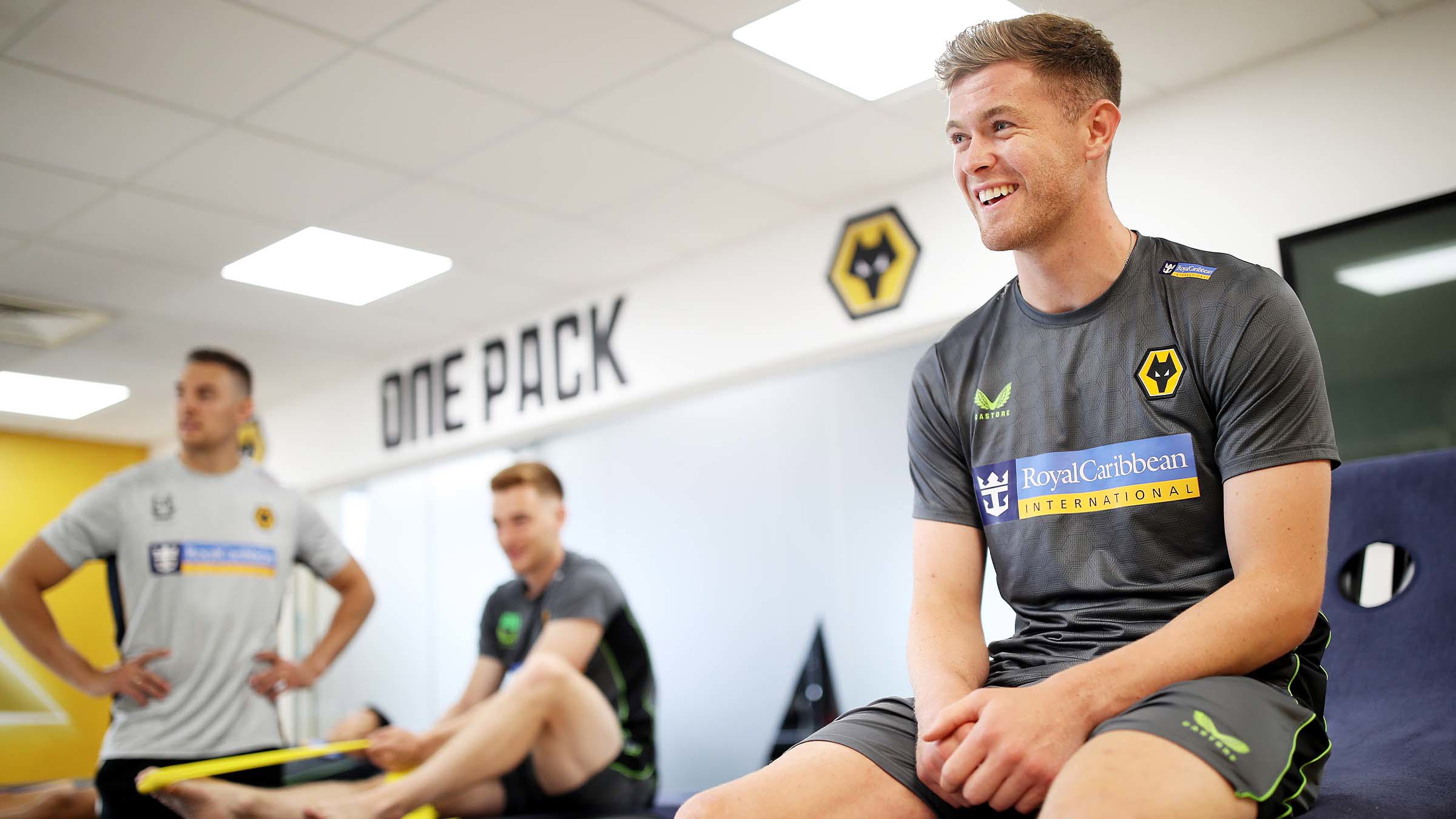 Collins' first day as a Wolves player | Men's First-Team | News ...