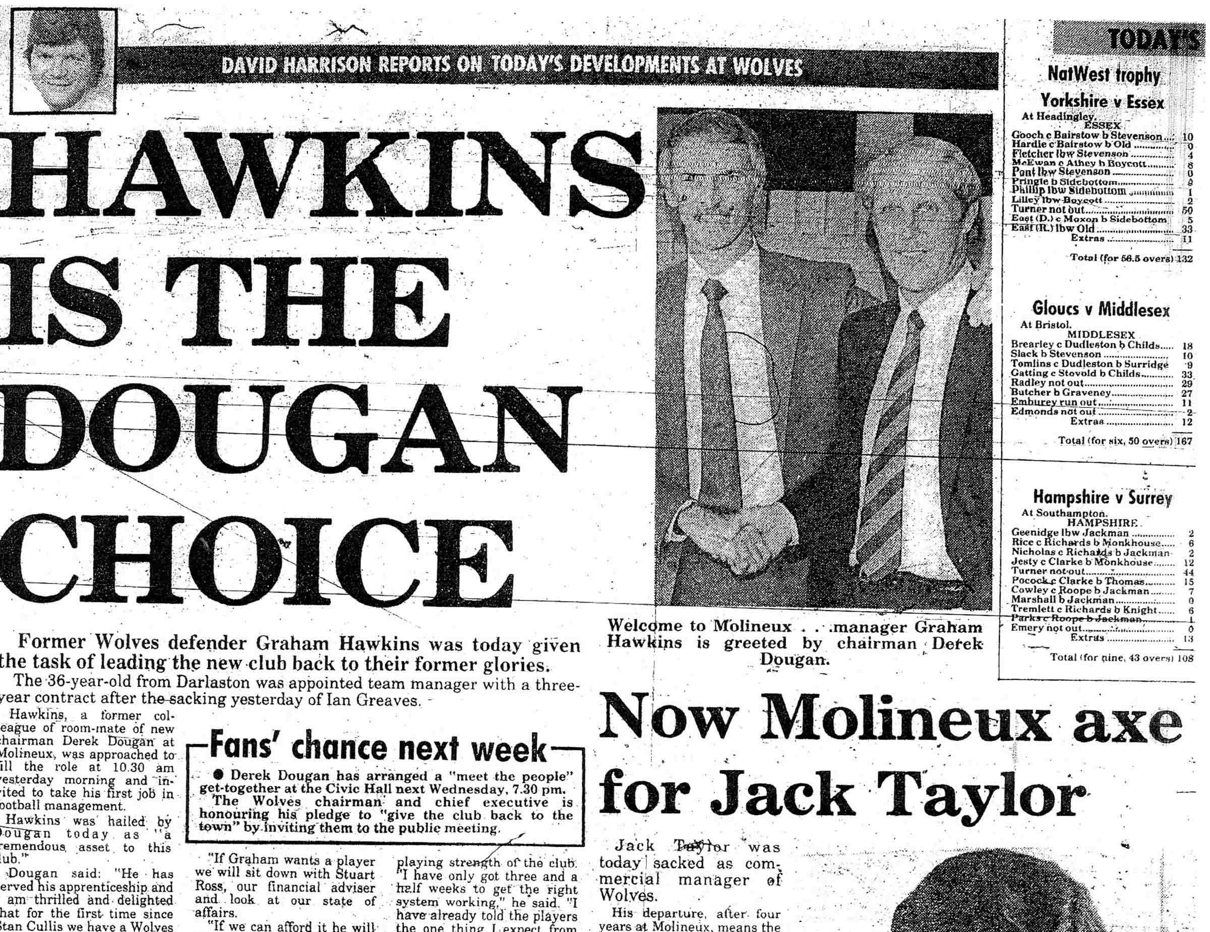 Old Gold | 40 years on from when Wolves first faced extinction ...