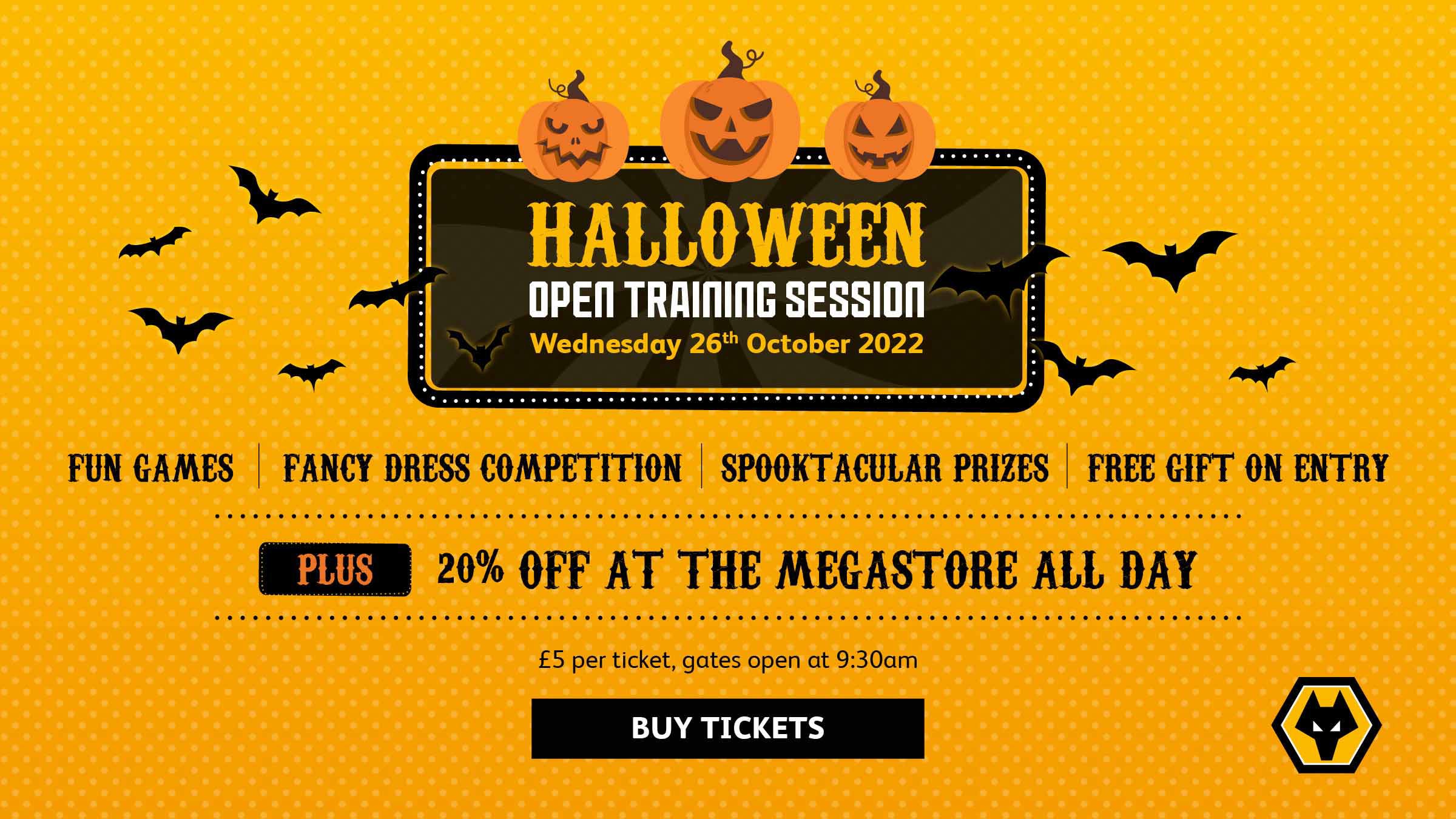 Halloween Open Training returns next month | Junior Fans | News ...