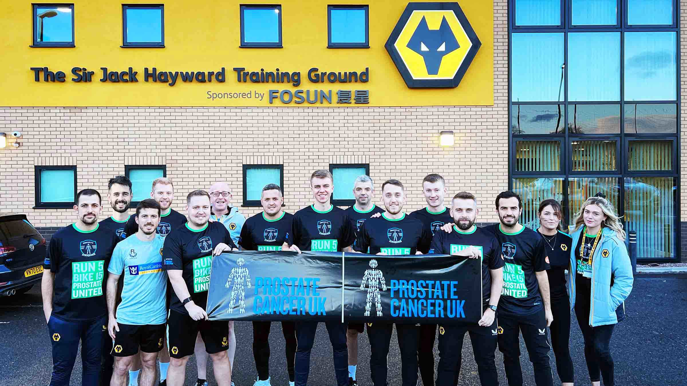 Wolves team run for Prostate United | Club | News | Wolverhampton ...