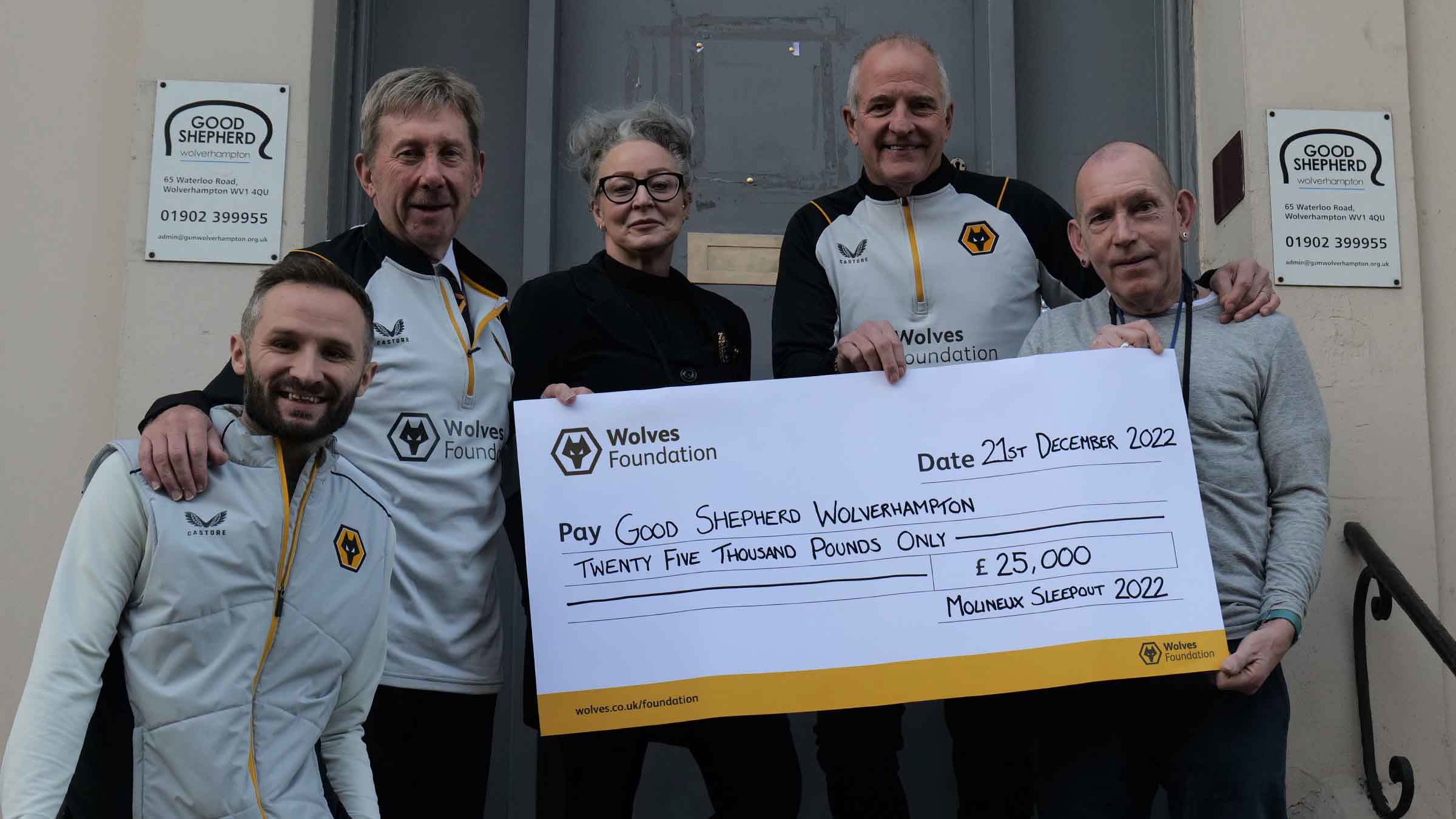 Molineux Sleepout raises £25,000 for Good Shepherd | Foundation | News ...