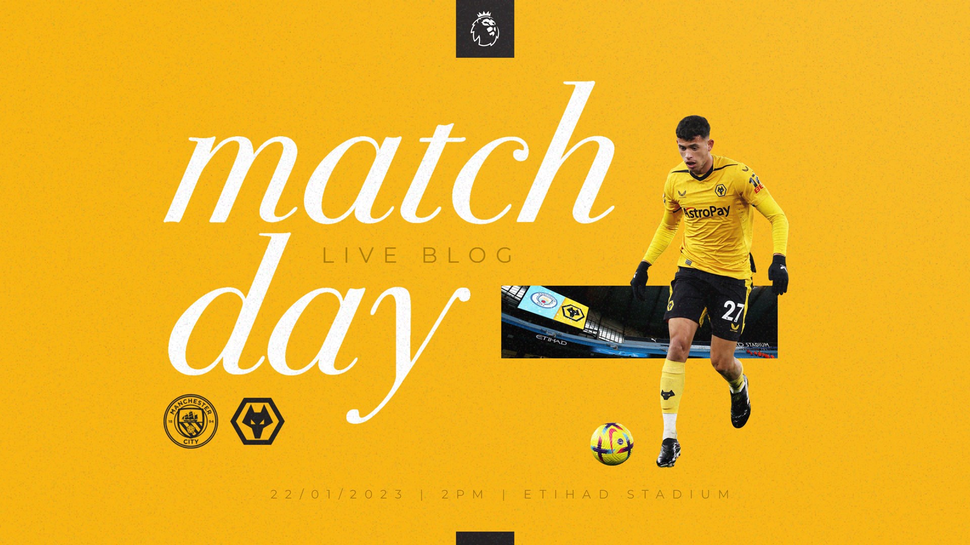 Matchday Blog | Man City vs Wolves | Men's First-Team | News ...