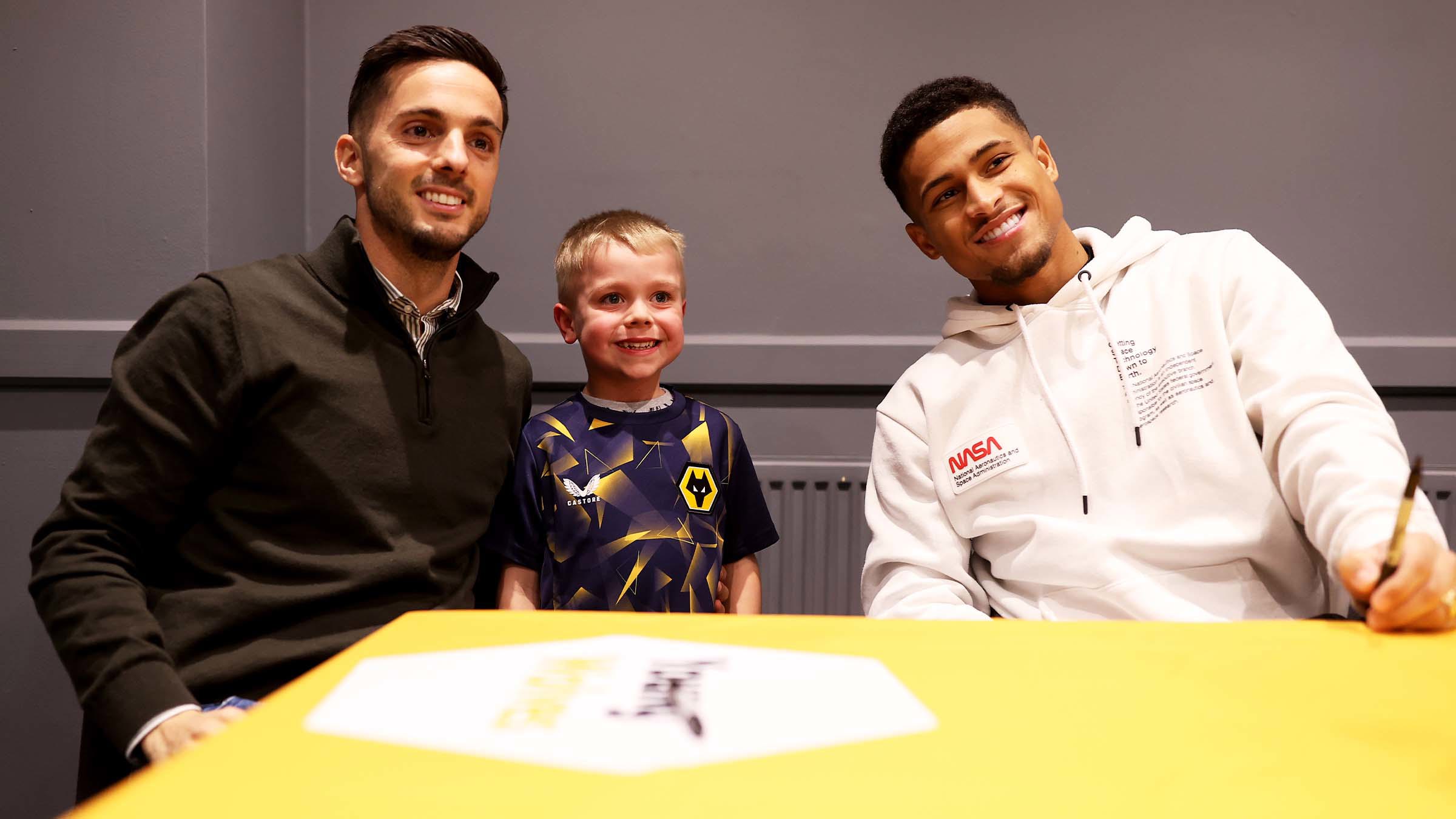 New signings meet Young Wolves members | Junior Fans | News ...