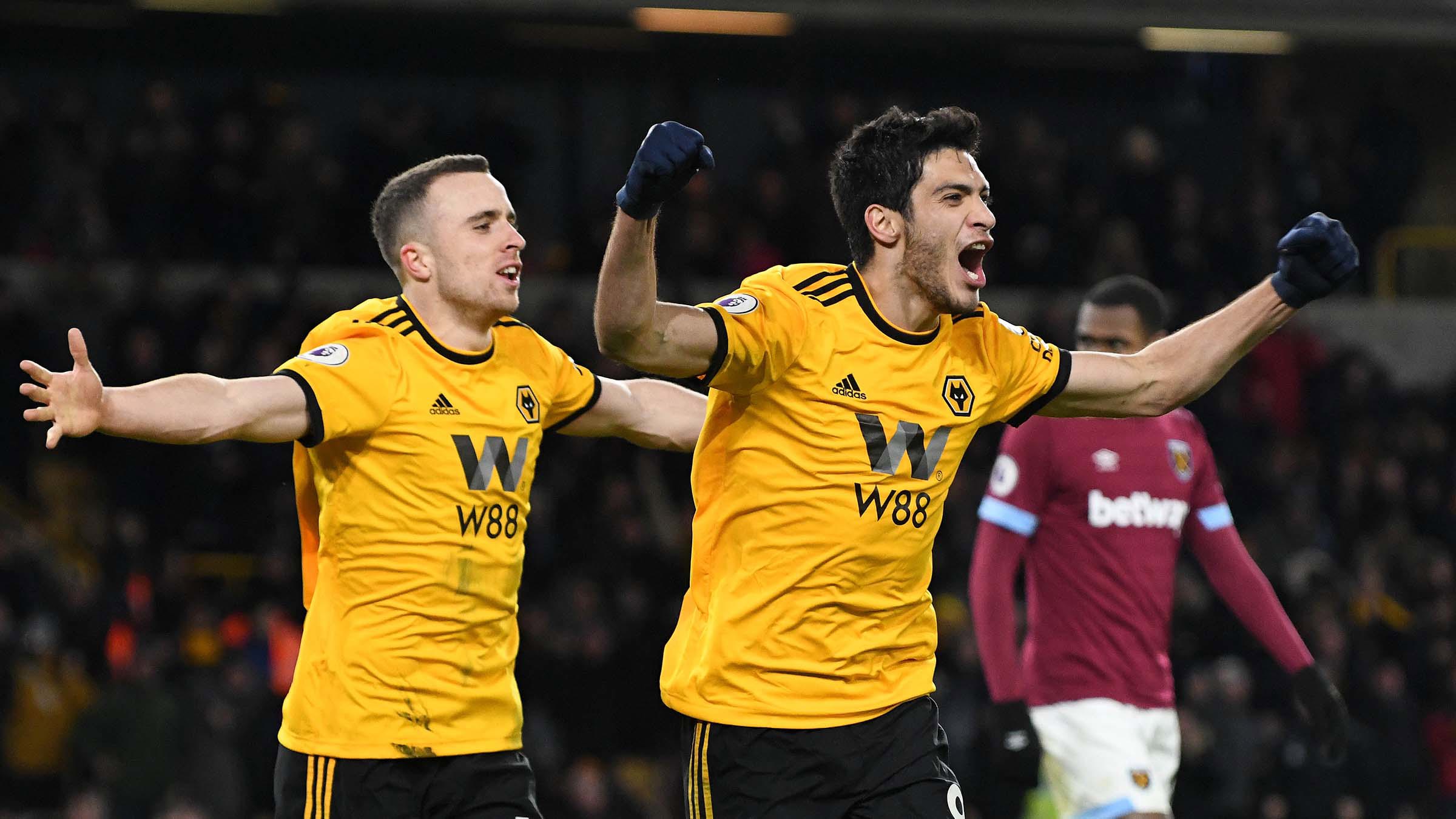 Raúl Jiménez encantado tras su primer doblete con los Wolves | Spanish ...