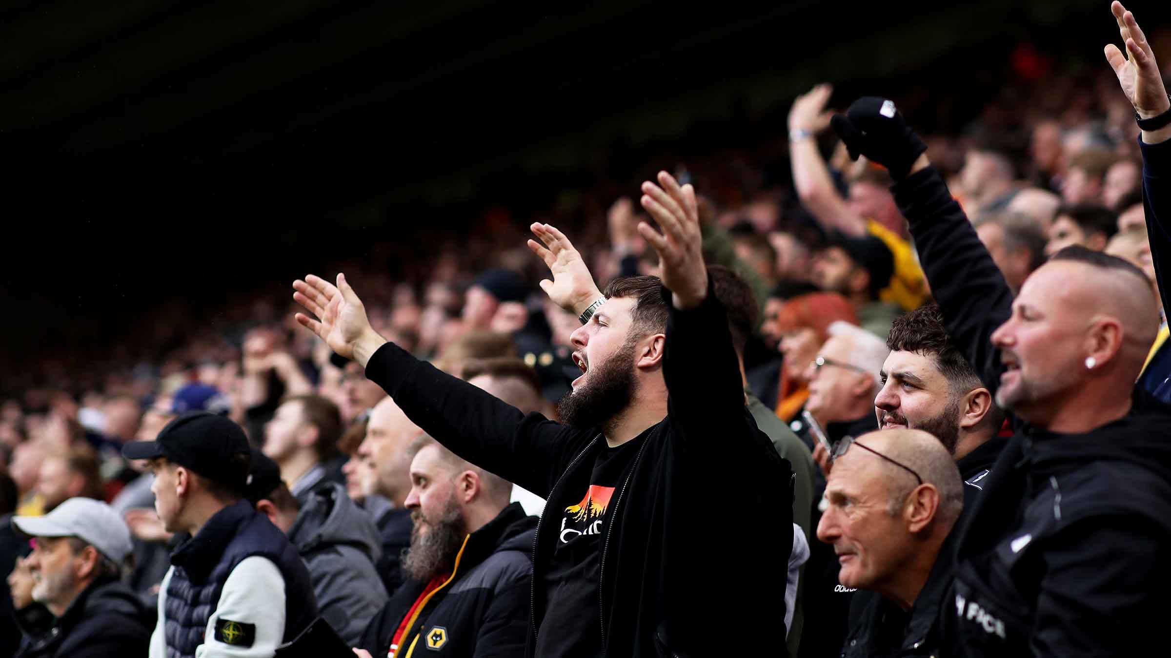 Safe standing officially launched at Molineux | Club | News ...