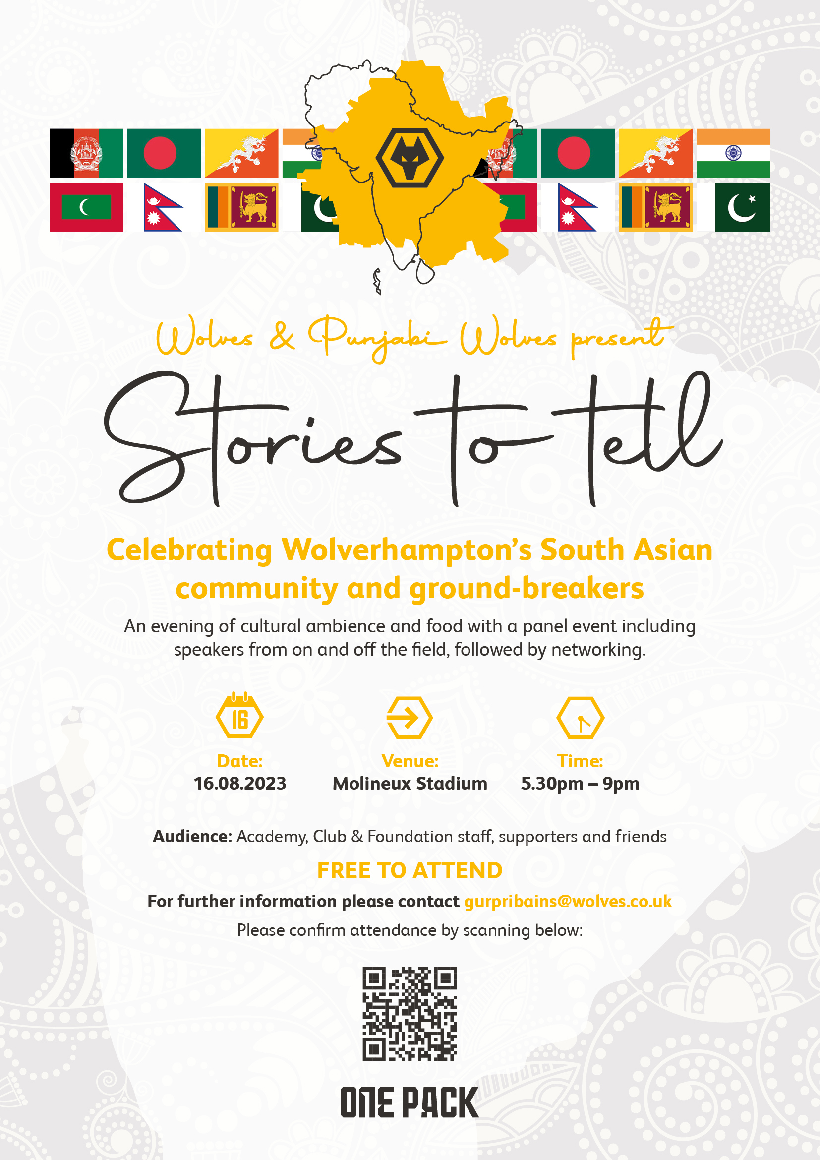 Molineux event to celebrate South Asian Heritage Month | Equality ...